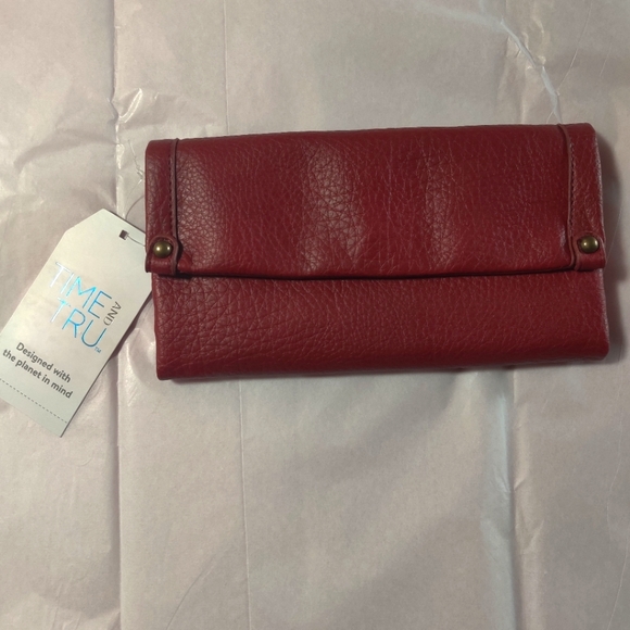 Time and Tru | Bags | Wine Red Time And Tru Wallet 25 | Poshmark
